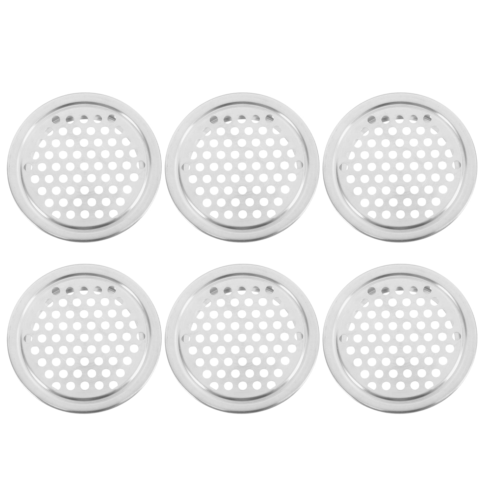 Hemoton 6pcs Closet Air Vents Round Air Vent Metal Furniture Vent ...