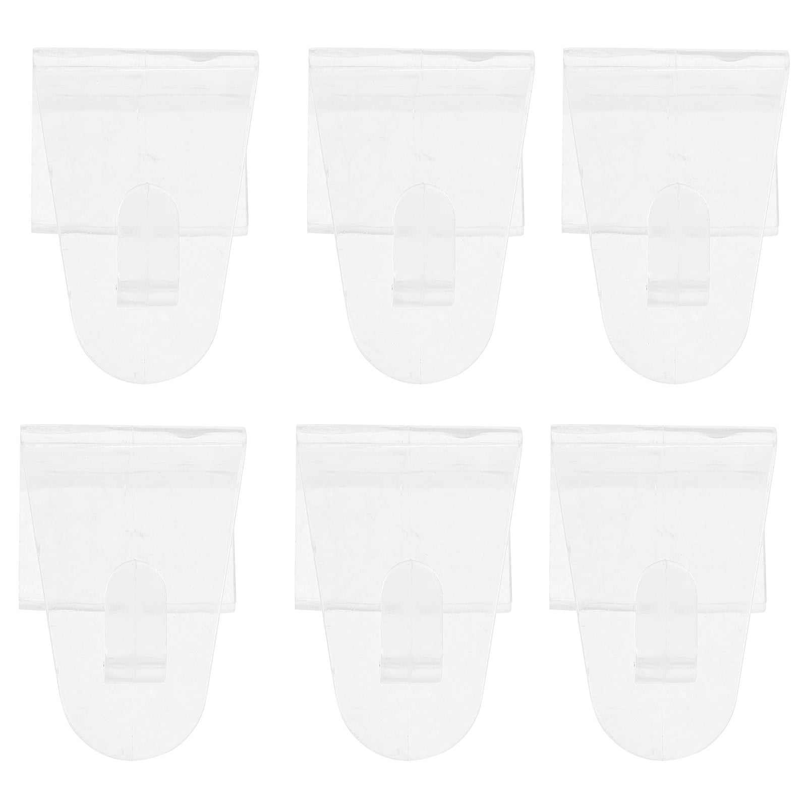 Hemoton 6pcs Curtain F-Shape Installation Brackets Creative Curtain ...