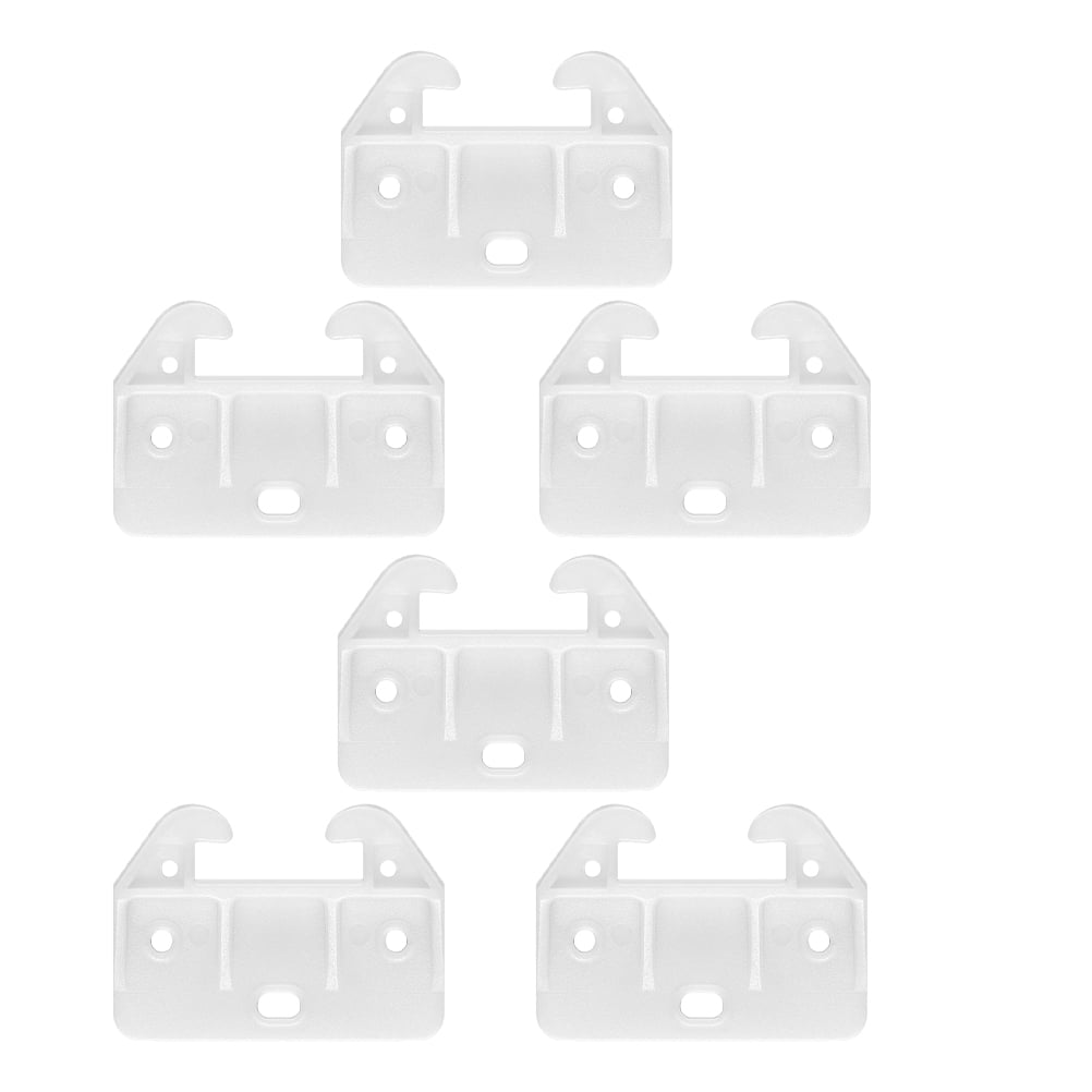 Hemoton 6pcs Drawer Guides Plastic Dresser Drawer Guides Replacement ...
