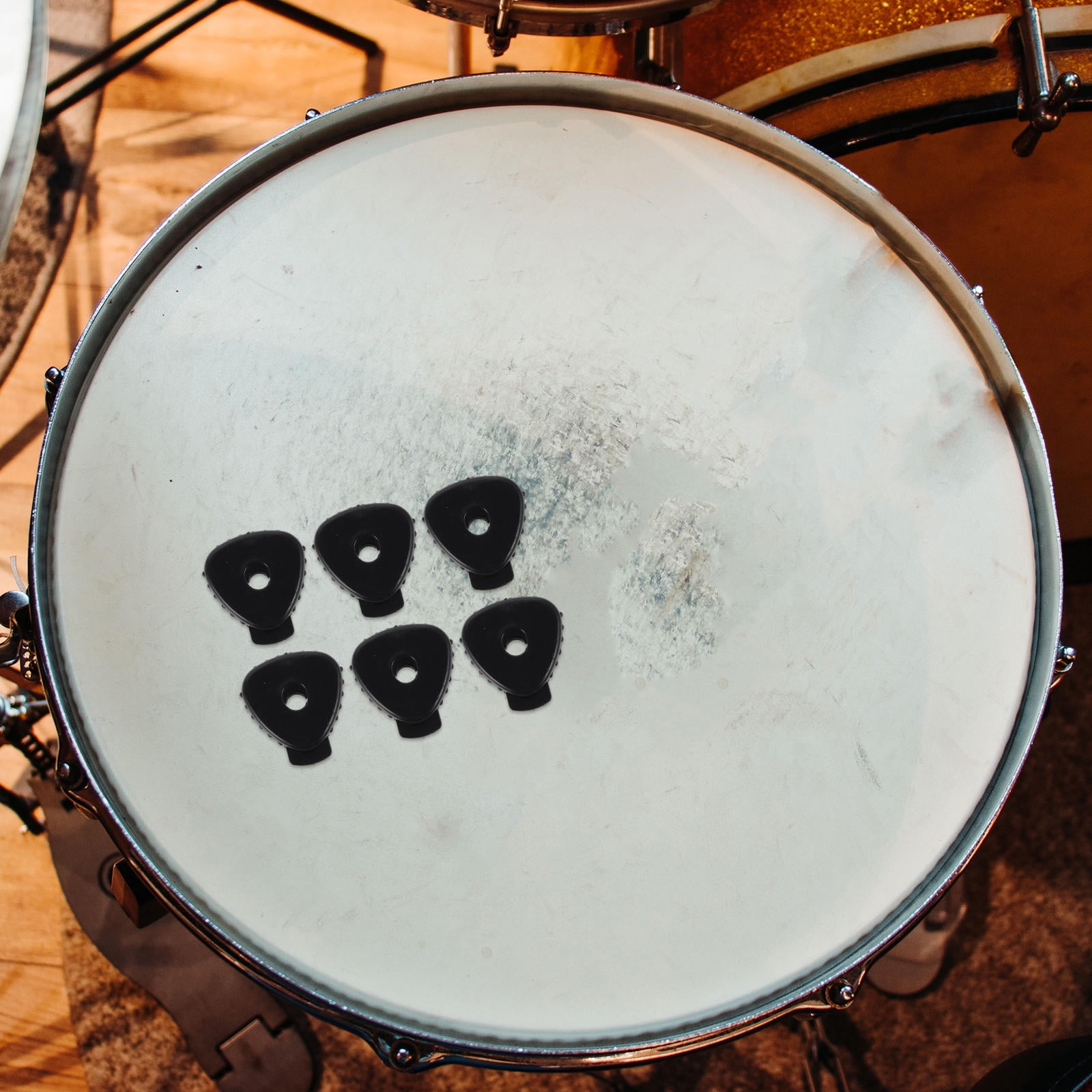 RENACLIPY 6pcs Drum Cymbal Quick Release Caps for Splash Cymbals Black ...