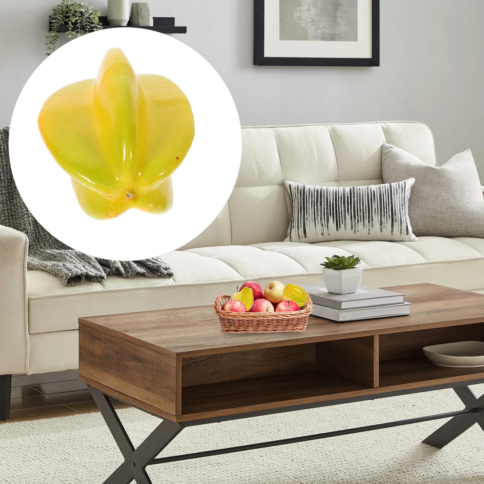 Hemoton 6pcs Fake Fruits Artificial Fruits Lifelike Fruits Decorations ...