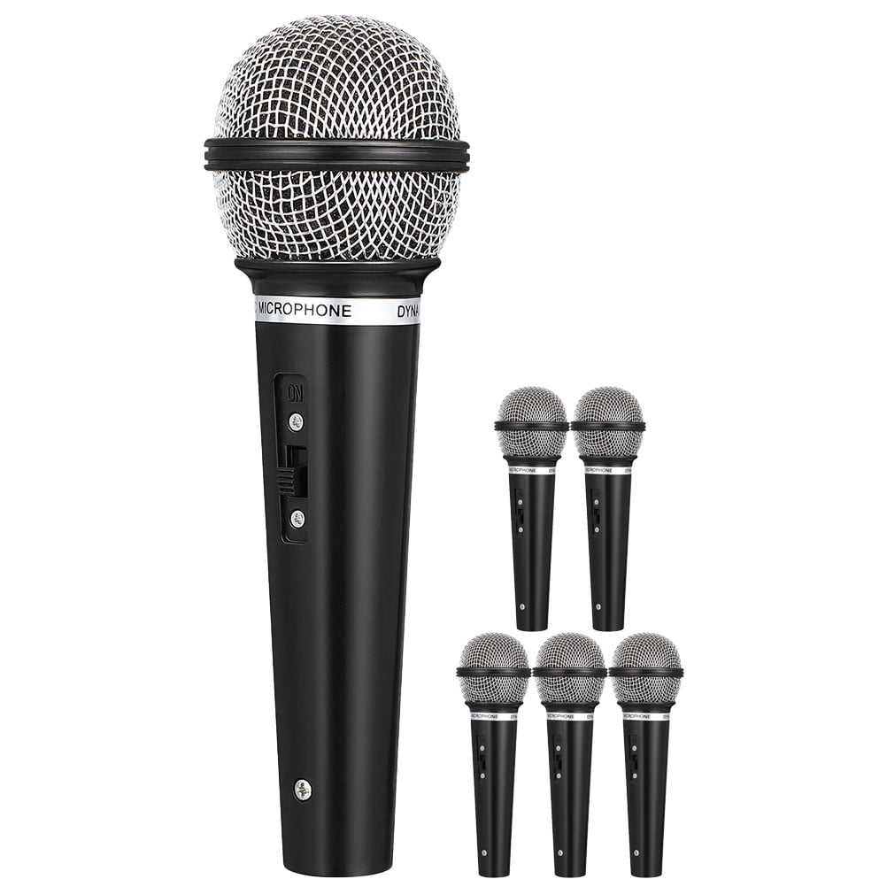 Hemoton 6pcs Fake Microphone Model Prop Pretend Microphone Prop Stage ...