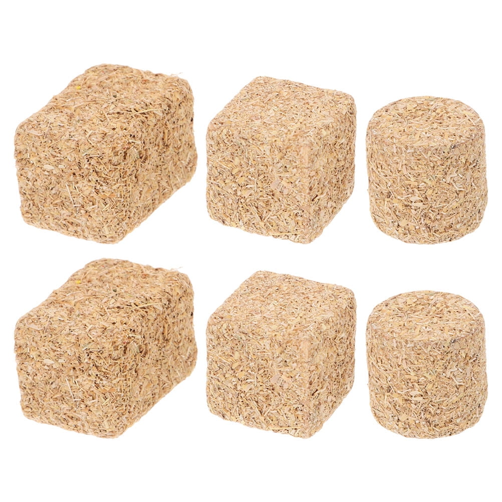 HEMOTON Khaki Miniature Haystack Figurine for DIY Use Realistic Farm ...