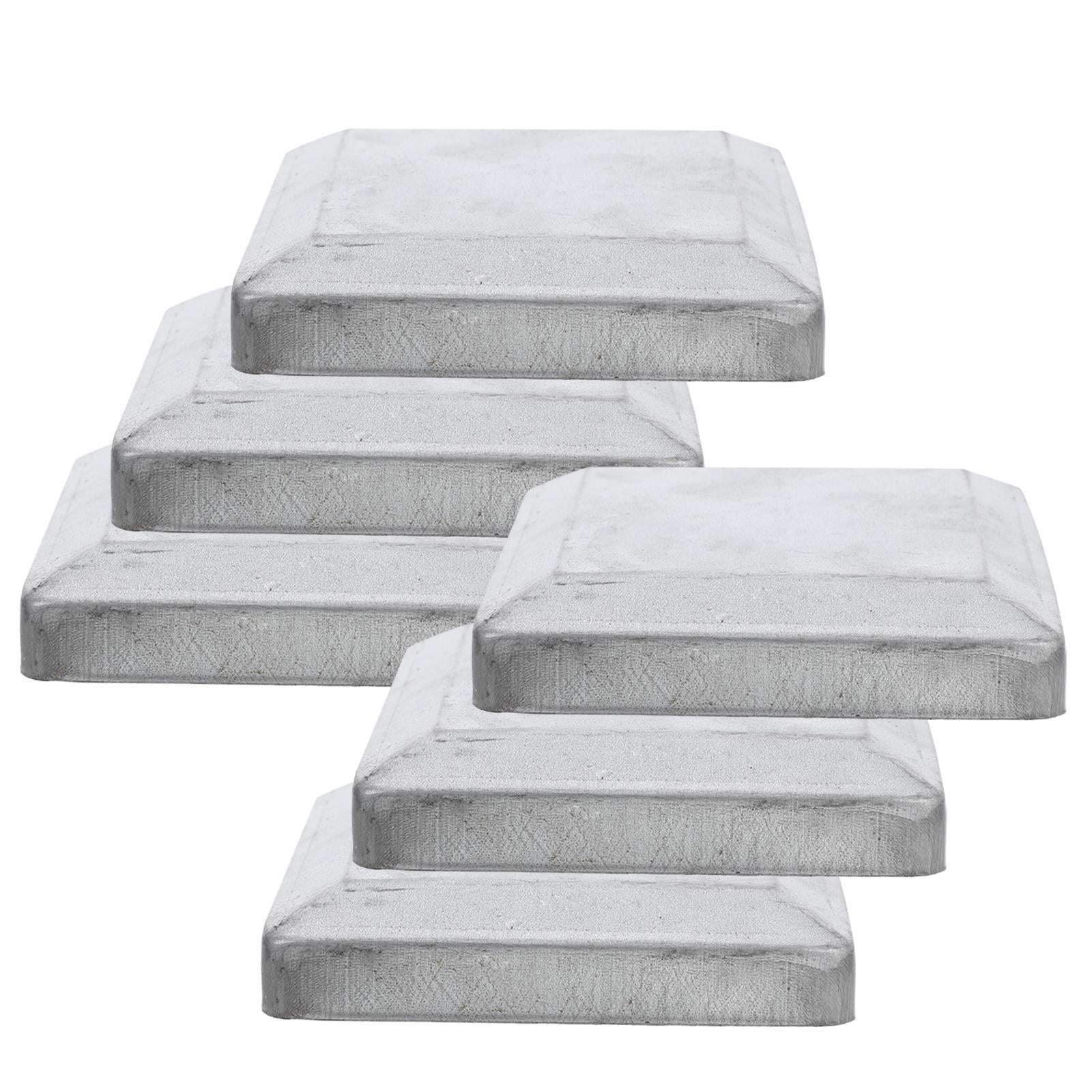 Hemoton 6pcs Fence Post Caps For Wood And Metal Posts Square Post Caps ...