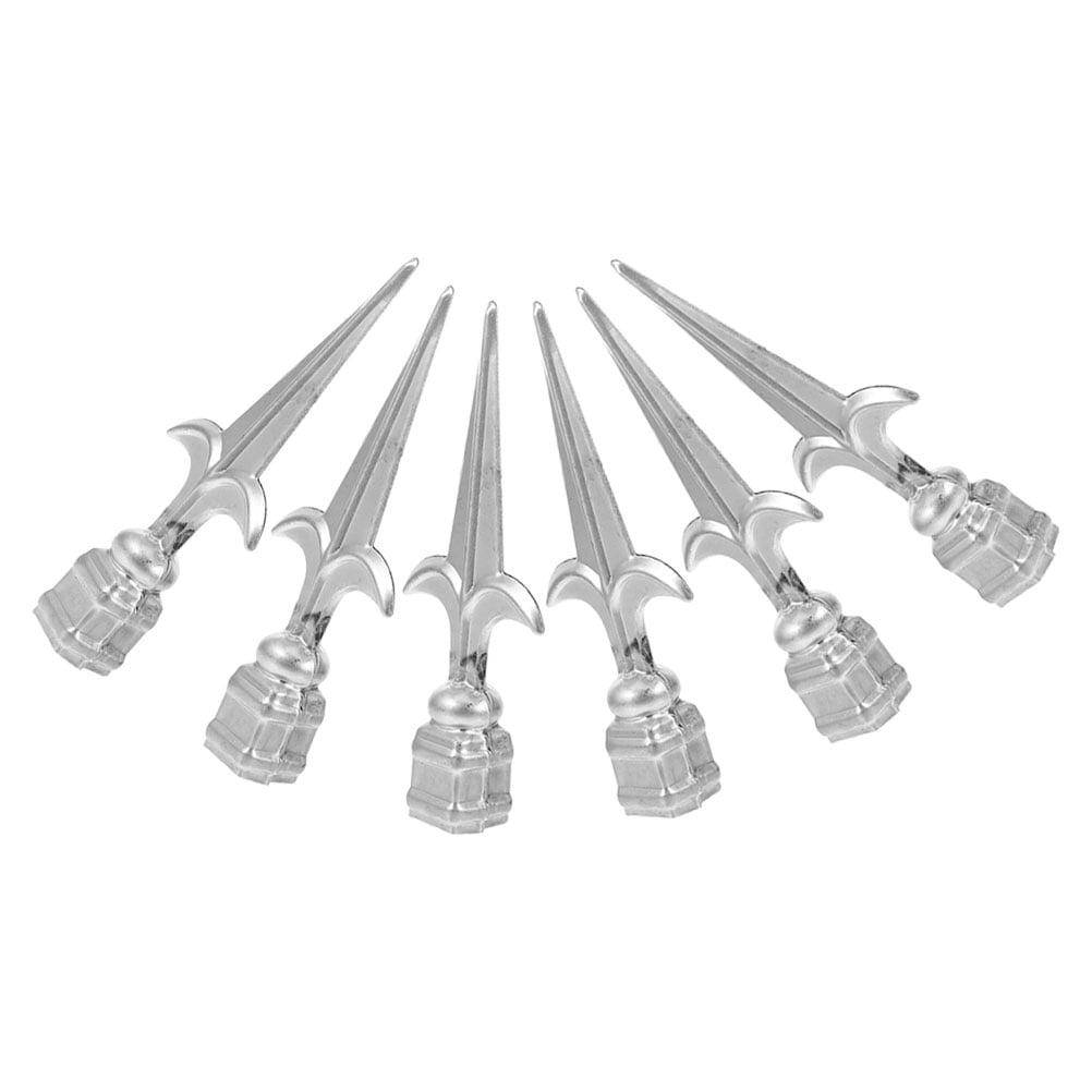 Hemoton 6pcs Fence Toppers Fence Finials Tubing Finials Outdoor Post ...