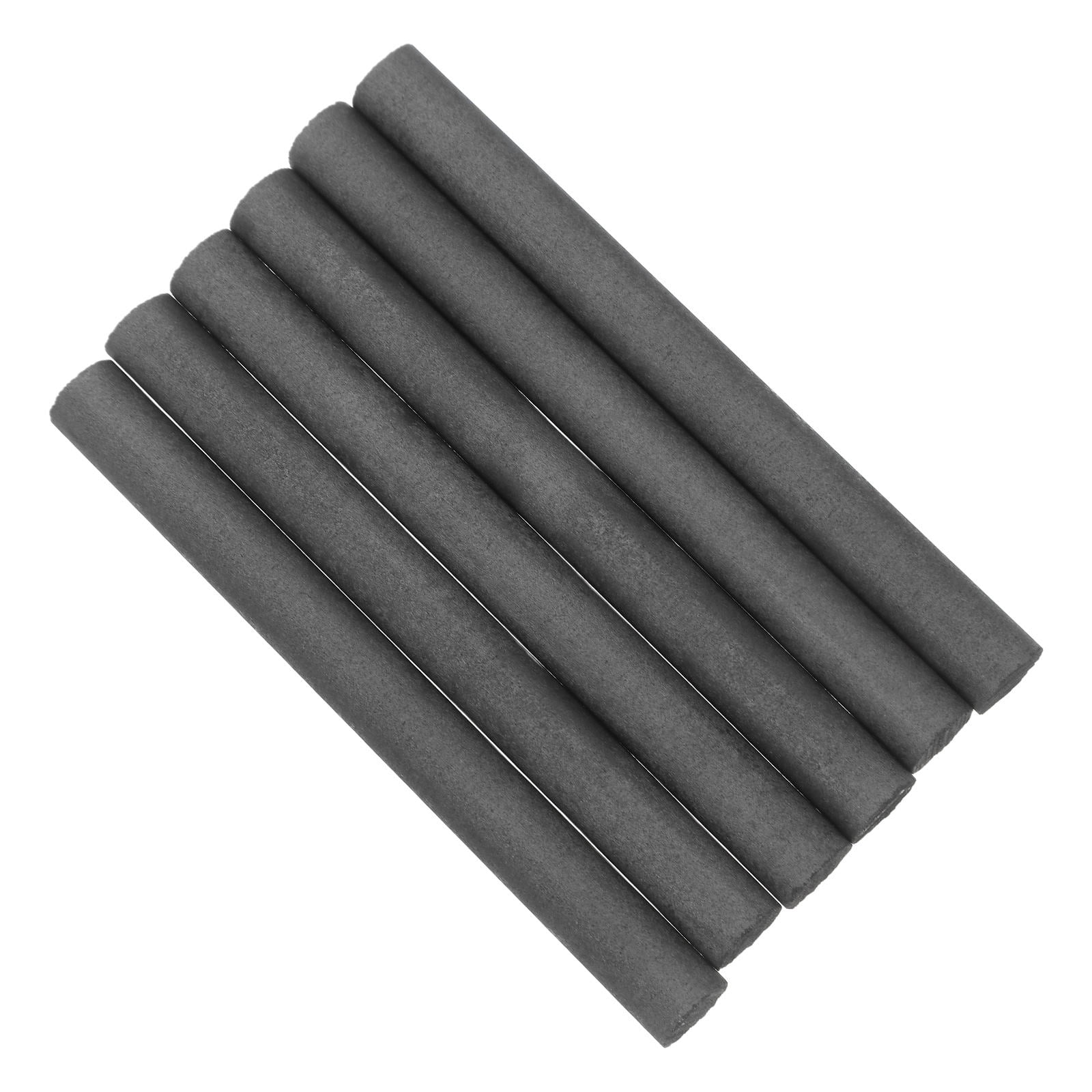 Hemoton 6pcs Graphite Electrode Cylinder Rod Stir Stick Graphite ...