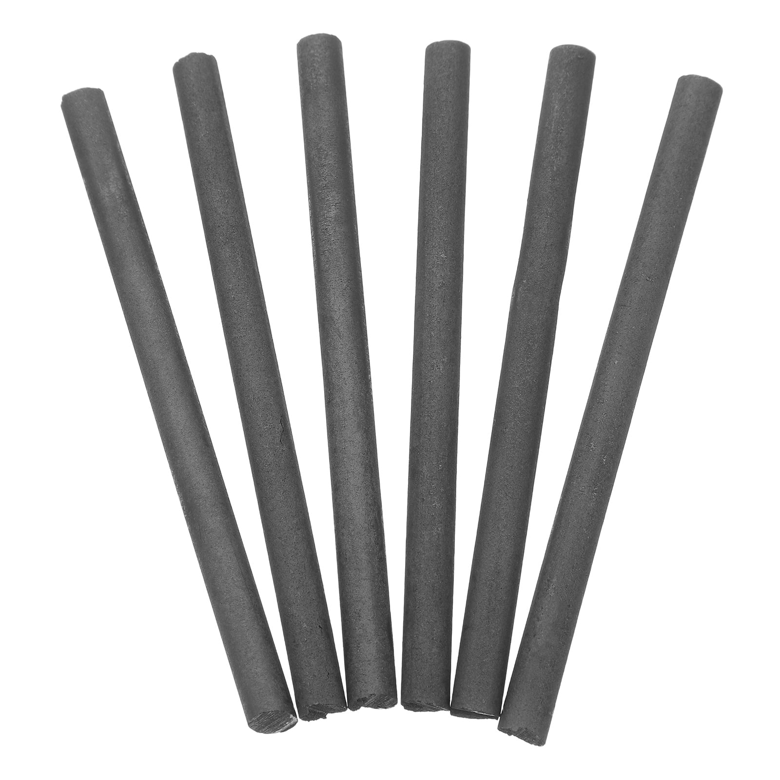 Hemoton 6pcs Graphite Stir Stick Electrode Graphite Carbon Rod ...