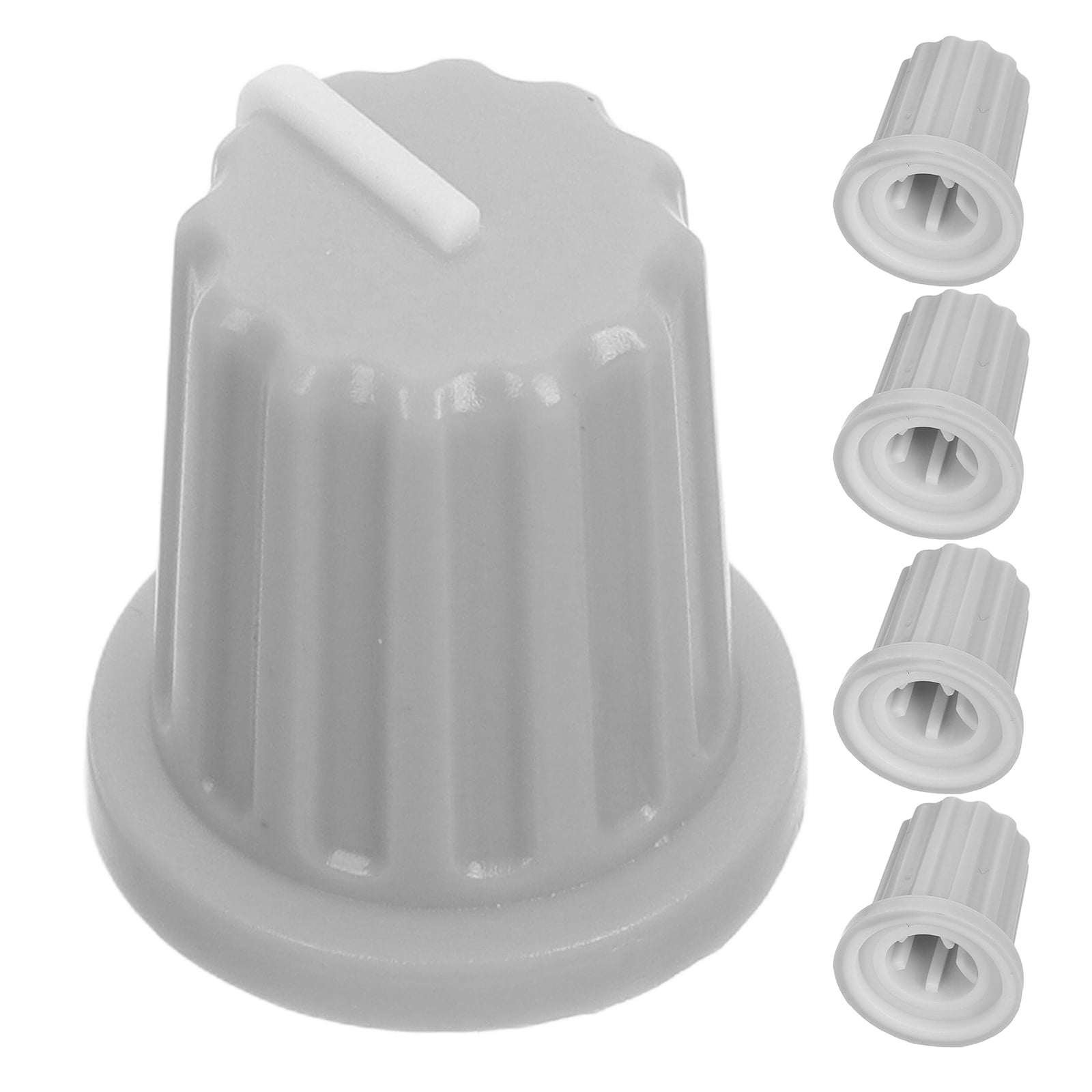 Hytrove Potentiometer Knob Replacement Round Minimalist Design 6Pcs for Amplifiers - Walmart.com