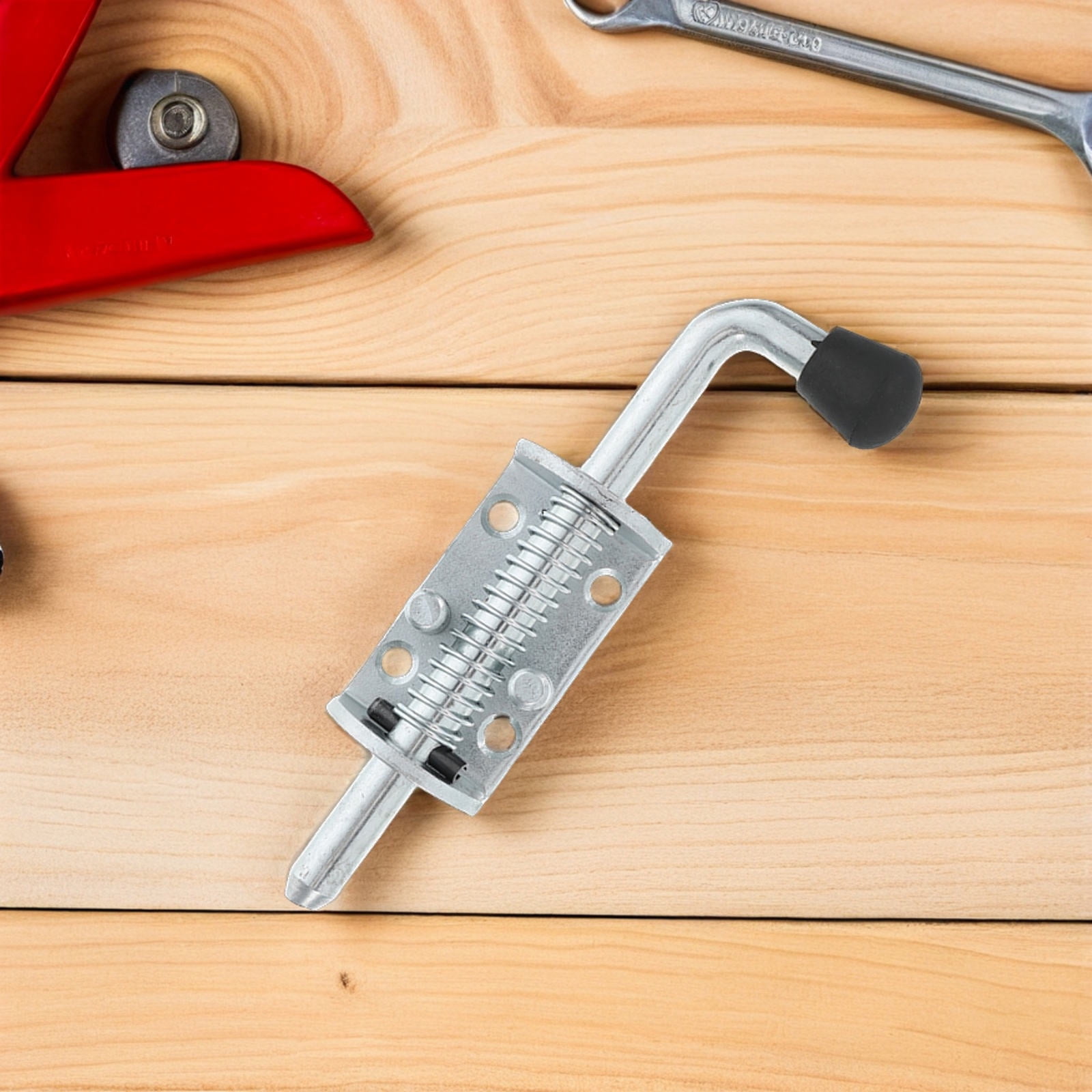 Hemoton 6pcs Heavy Duty Stainless Steel Spring Latch Cabinet Door Hinge ...