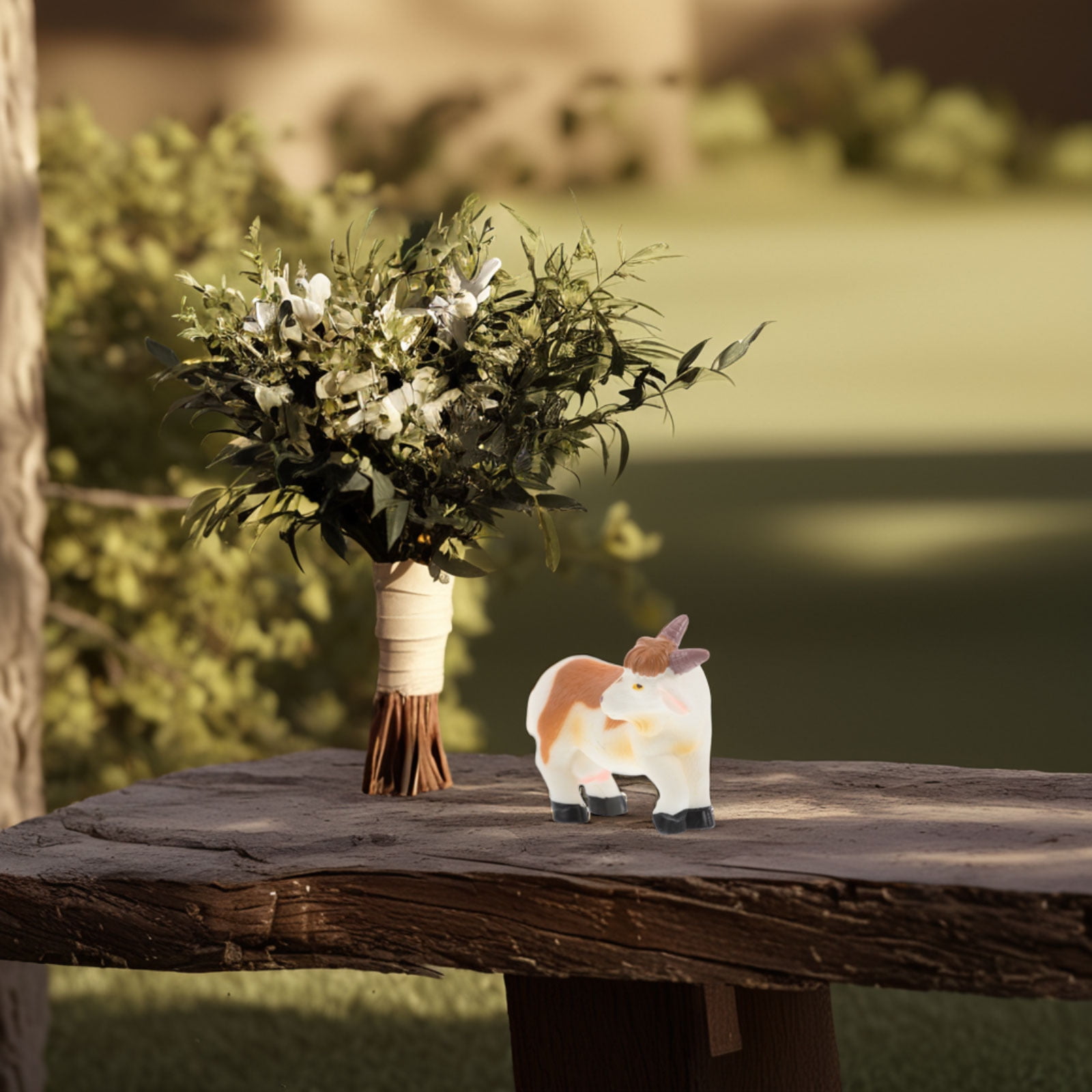 Hemoton 6pcs Lamb Figurine Cute Miniature Barn Animals Tiny Resin Sheep ...