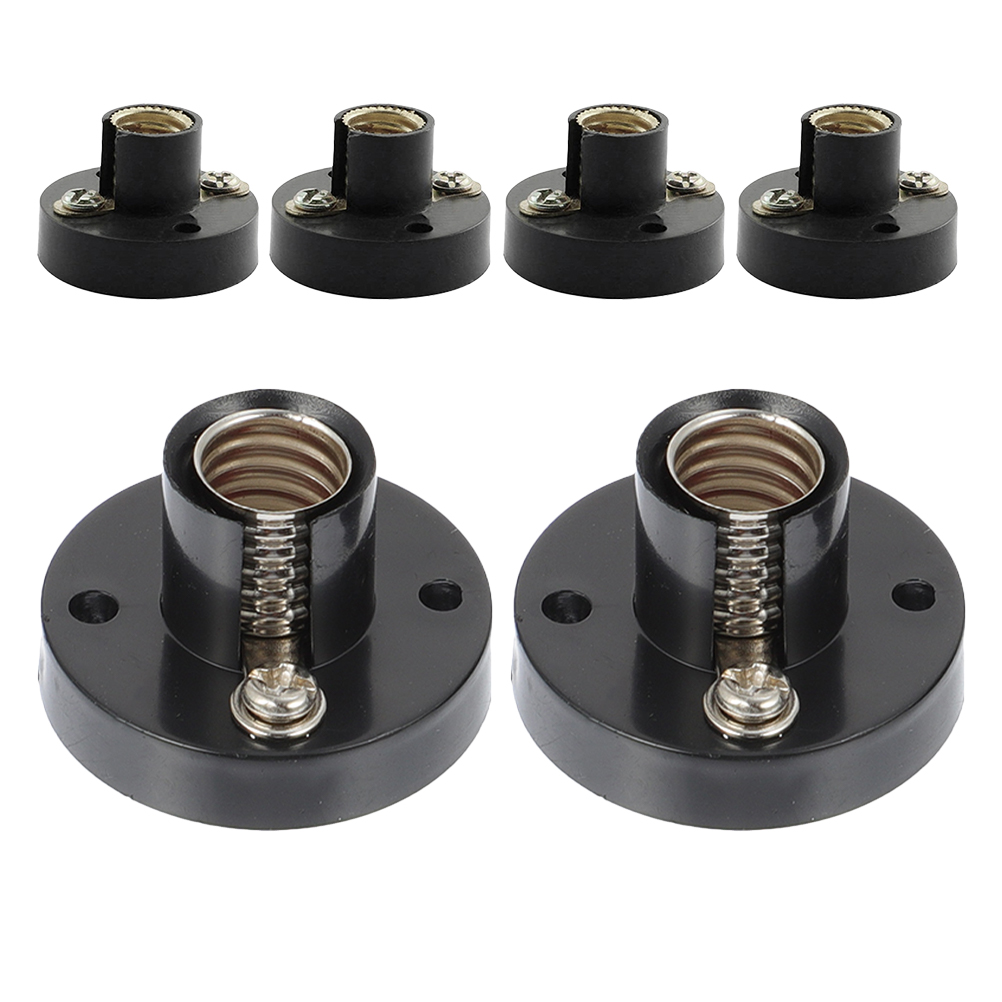 Hemoton 6pcs Lamp Base Electrical Test Bulb Holder Lamp Base Holder ...