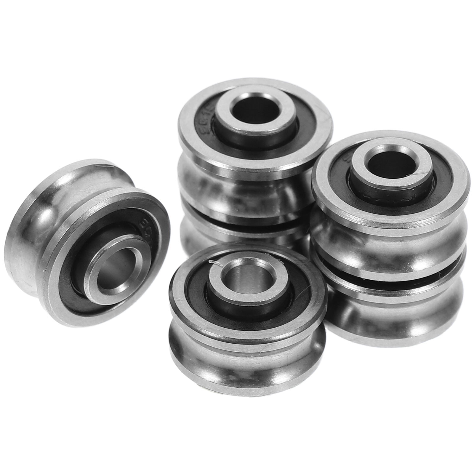 Hemoton 6pcs Metal 3d Printer Replacement Parts U Groove Bearings For ...