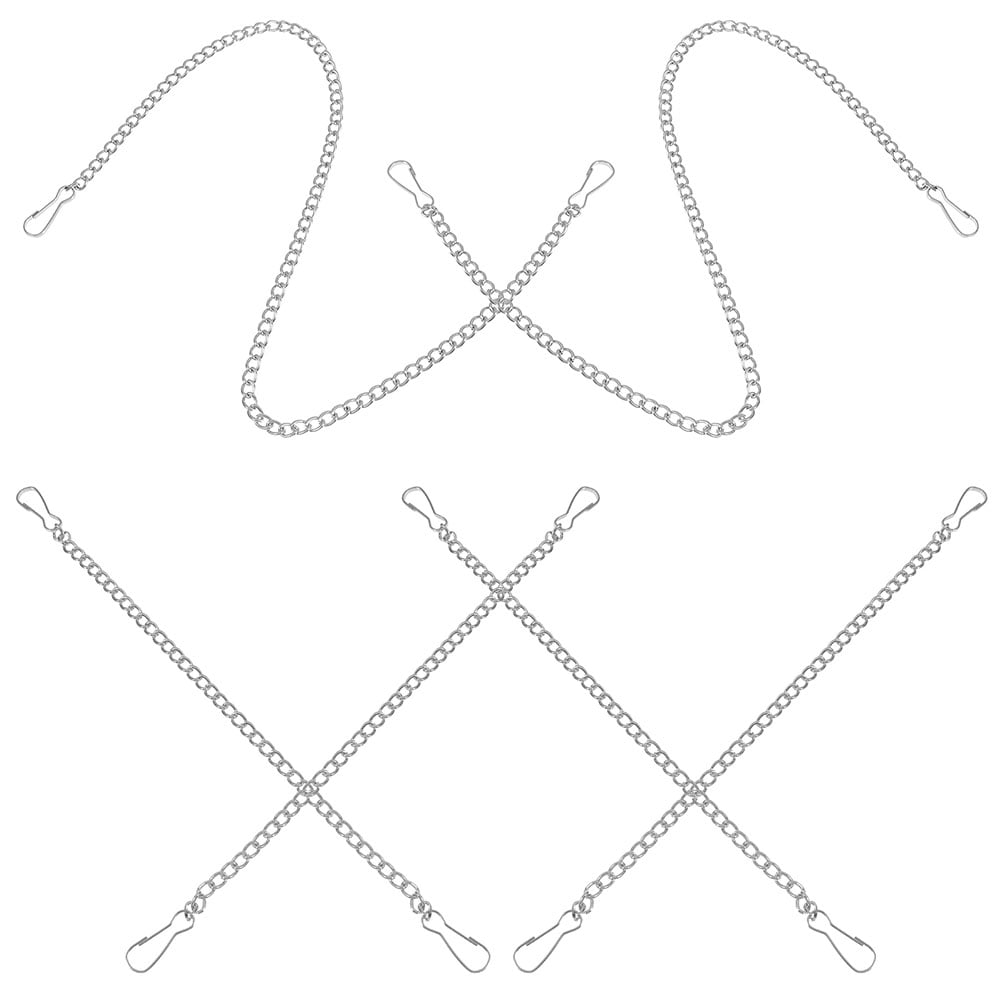 Hemoton 6pcs Metal Hanging Chains Garden Banner Hanging Chain Metal ...