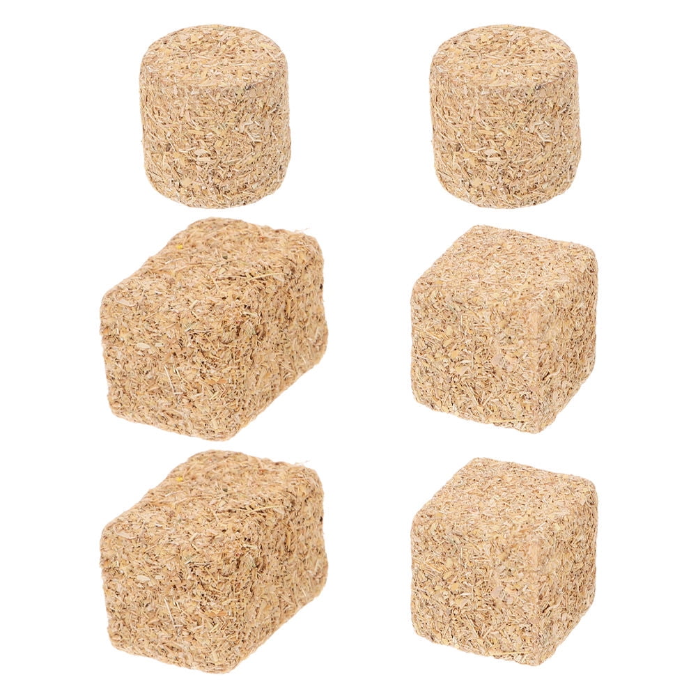 Hemoton 6pcs Mini Hay Bales for Farm and Western Party Decorations ...