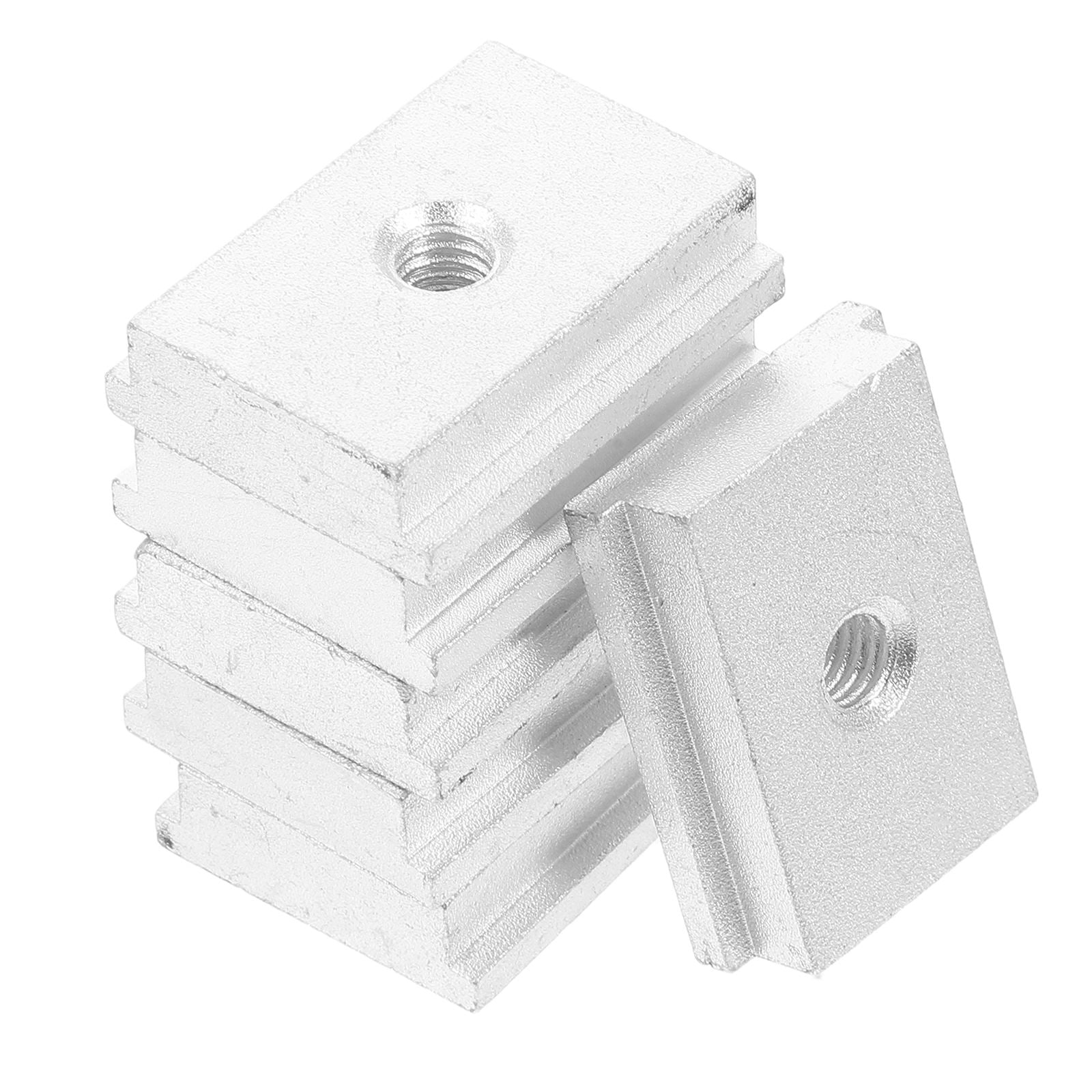 Hemoton 6pcs Mini T Sliding Nuts Woodworking T-Slider Aluminum T-Slot ...