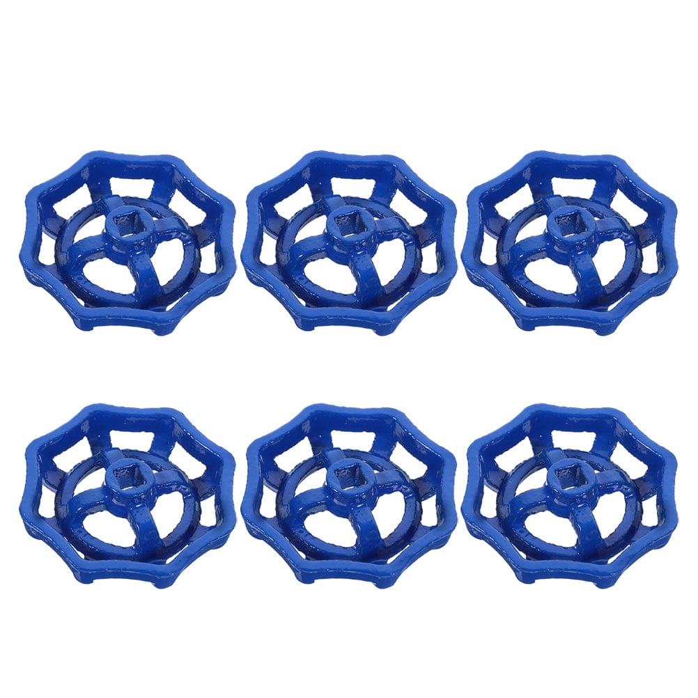 Hemoton 6pcs Outside Faucet Handles Replacement Faucet Round Wheel ...