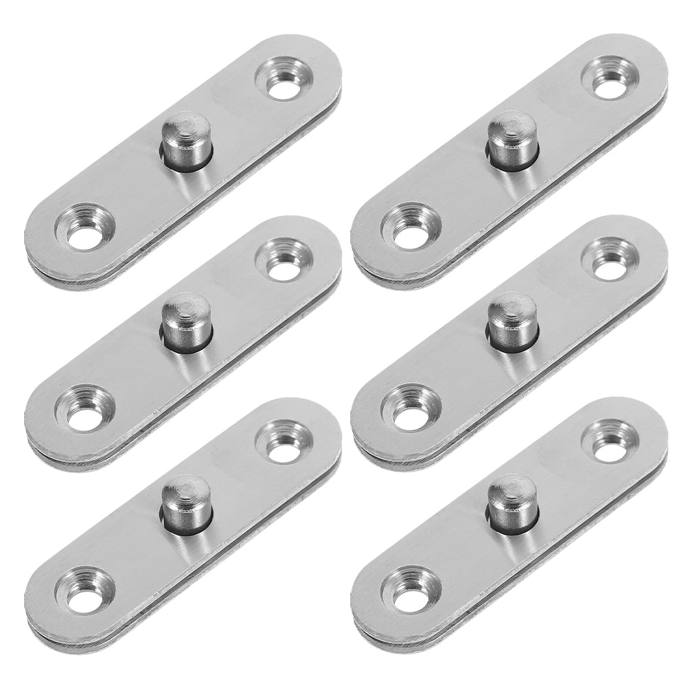 Hemoton 6pcs Pivot Hinge Rotating Hinge Rotatable Door Hinge Universal ...