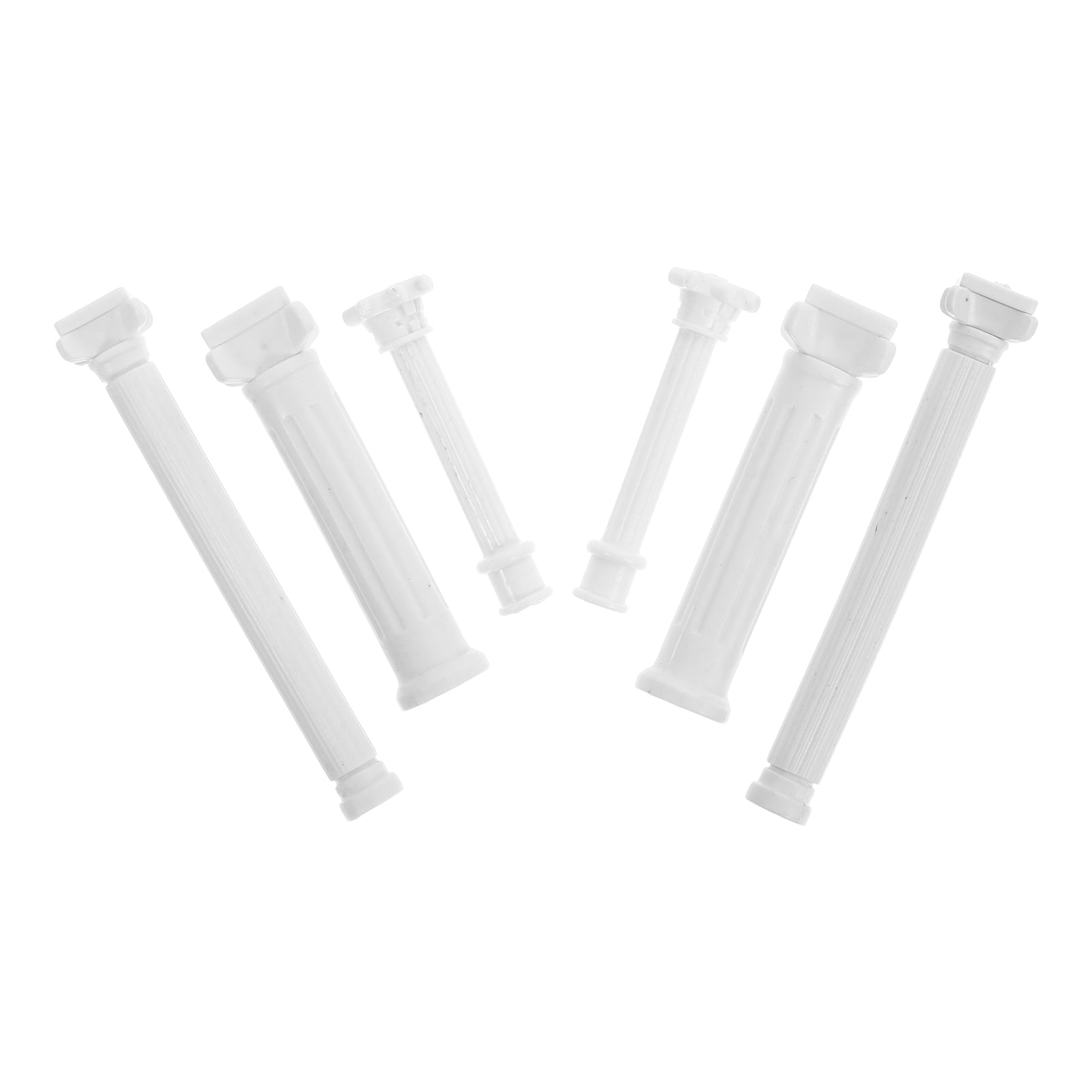 Hemoton 6pcs Plastic Roman Pillars Ornaments Wedding Roman Column ...