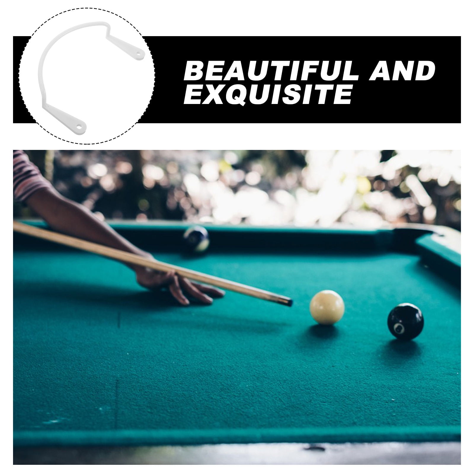 Hemoton 6pcs Pool Table Pockets Fixator Billiard Table Bracket Pool ...