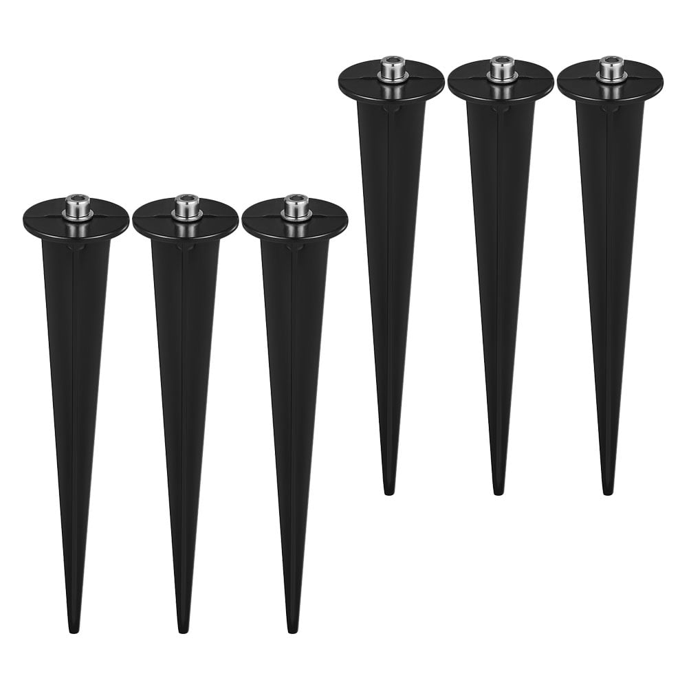 Hemoton 6pcs Reinforced Plastic Ground Spikes Lights Replacement Stakes ...