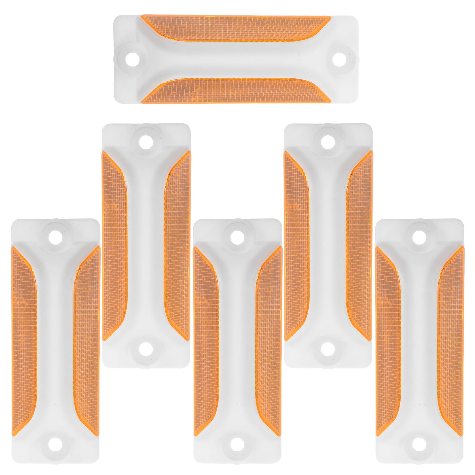 Hemoton 6pcs Road Reflectors Driveways Rectangular Marker Street ...