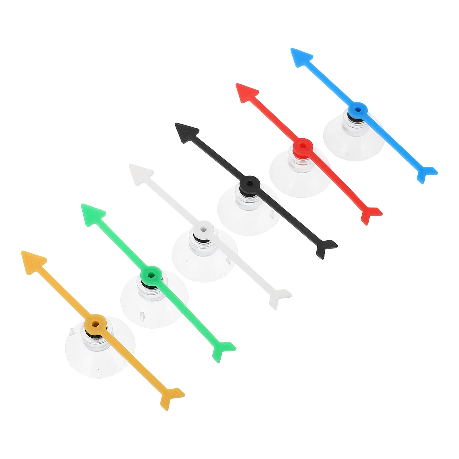 Hemoton 6pcs Rotating Board Game Spinning Arrow Suction Cup Arrow Replacement Accessories Party ...