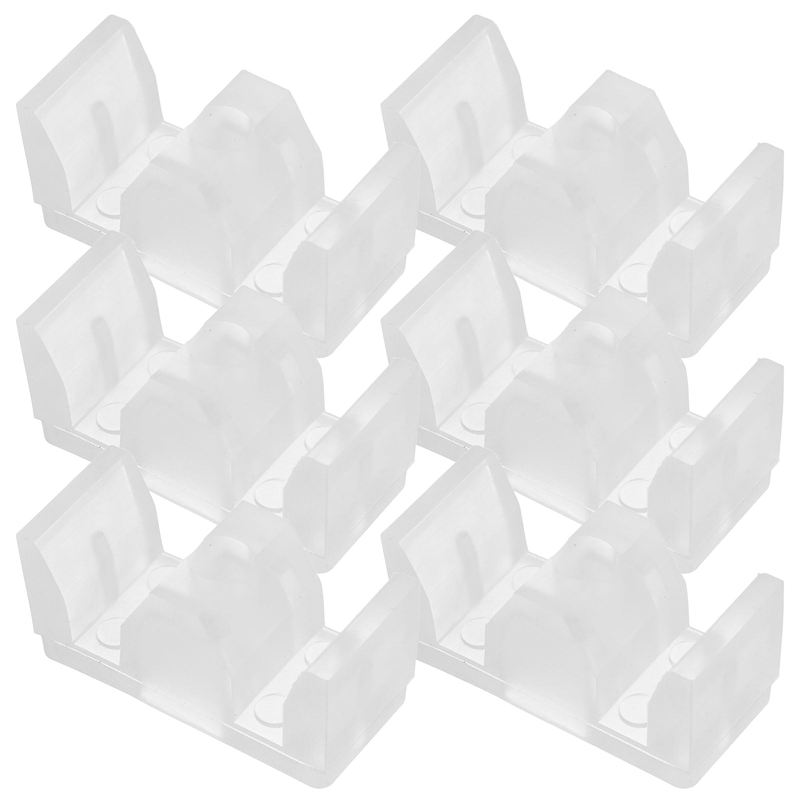 Hemoton 6-Pack Shower Door Bumpers with Screws, Anti-Collision Blocks ...