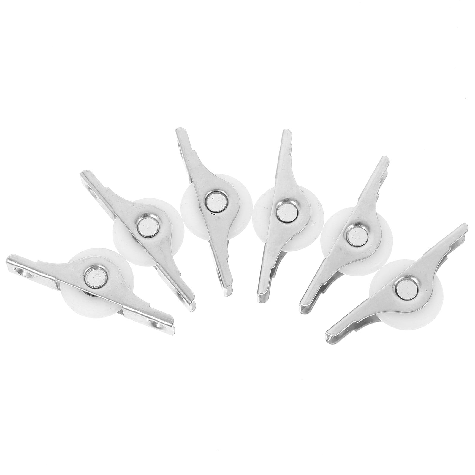 Hemoton 6pcs Sliding Screen Door Rollers Metal Iron Nylon Silent And ...
