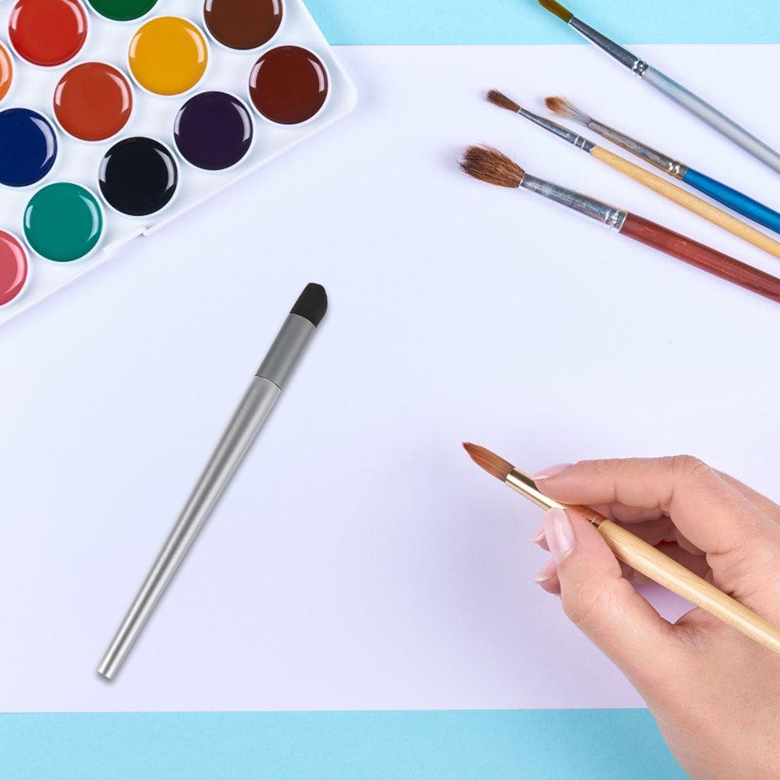 Hemoton 6pcs Soft Head Blending Sponge Pen And Blending Stump Set For ...