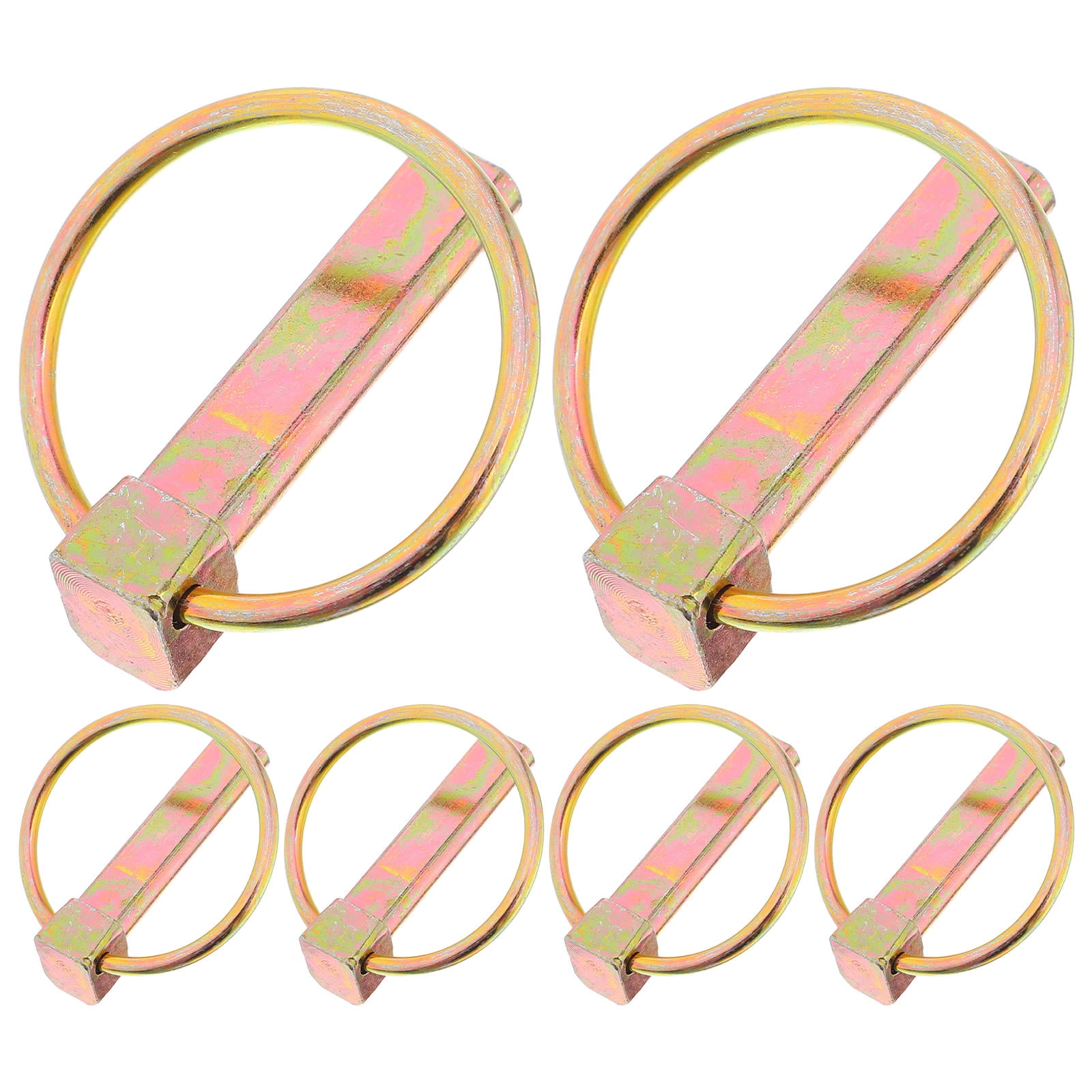 Hemoton 6pcs Stainless Steel Hitch Pins For Tractor And Trailer Locking ...