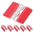 Hemoton 6pcs Strong Adhesive Hinges Clear Acrylic Small Furniture ...