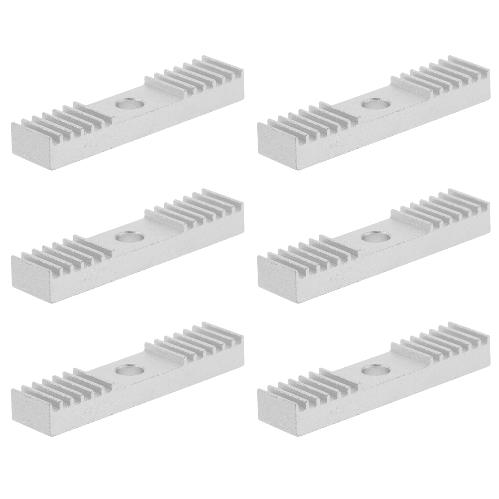 Hemoton 6pcs Timing Belt Gear Clamps Mount Blocks 3D Printer Timing ...