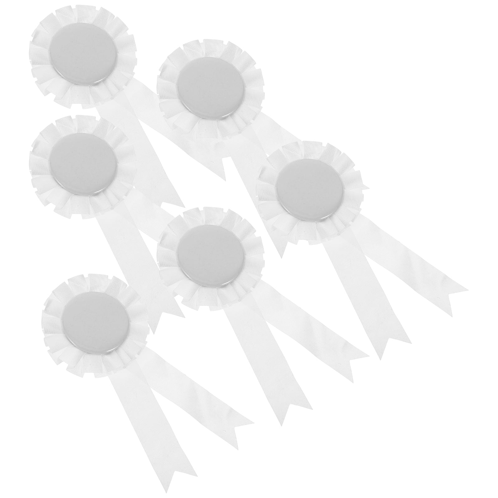 RENACLIPY 6Pcs Elegant White Lapel Pins for Graduation Bridal Shower ...