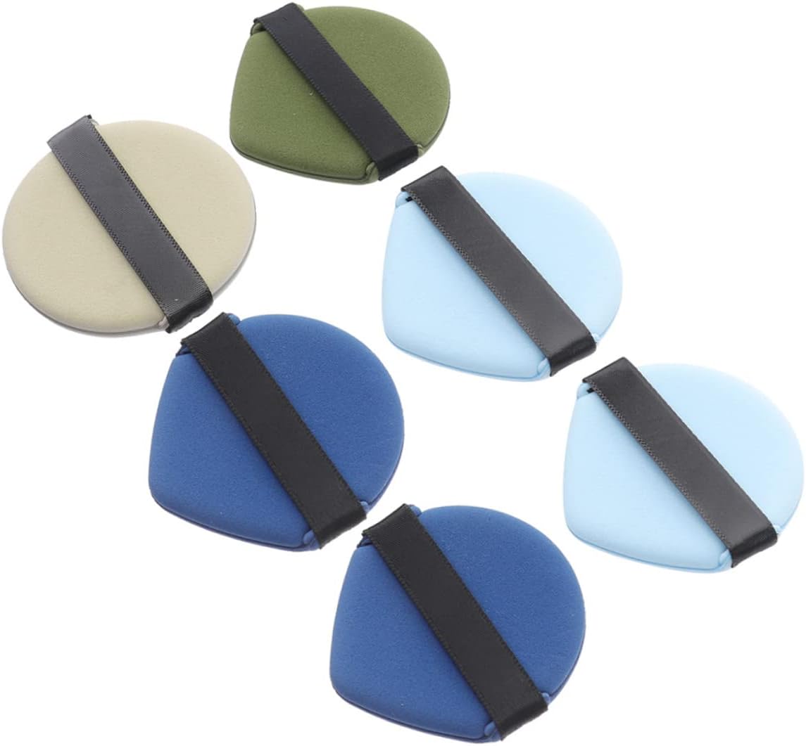 Hemoton 6pcs Wet and Dry Powder Puff Makeup Puff Blender Portable ...