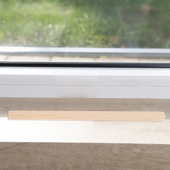 Hemoton 6pcs Wood Triangle Strips for Window Screen Edging DIY Model ...