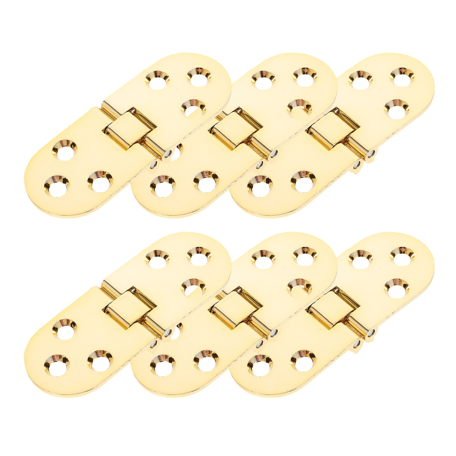 HEMOTON 6pcs Flip Hinges for Folding Table and Cabinet Door Heavy Duty ...