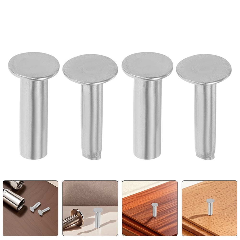 Hemoton 7 Pairs Stainless Steel Knife Handle Fasteners for Chef Knives ...