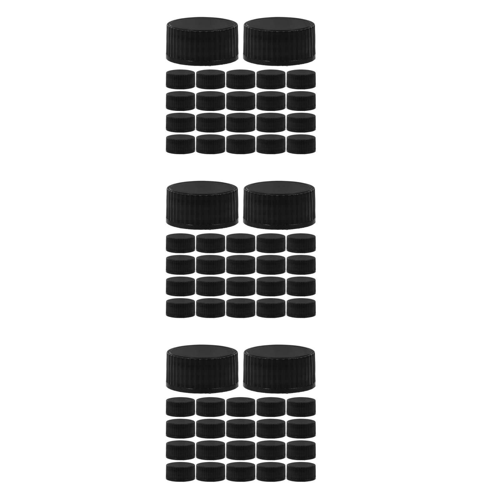 Hemoton 72 pcs Plastic Bottle Caps Cone Cap Bottles Stand Cap Kit ...