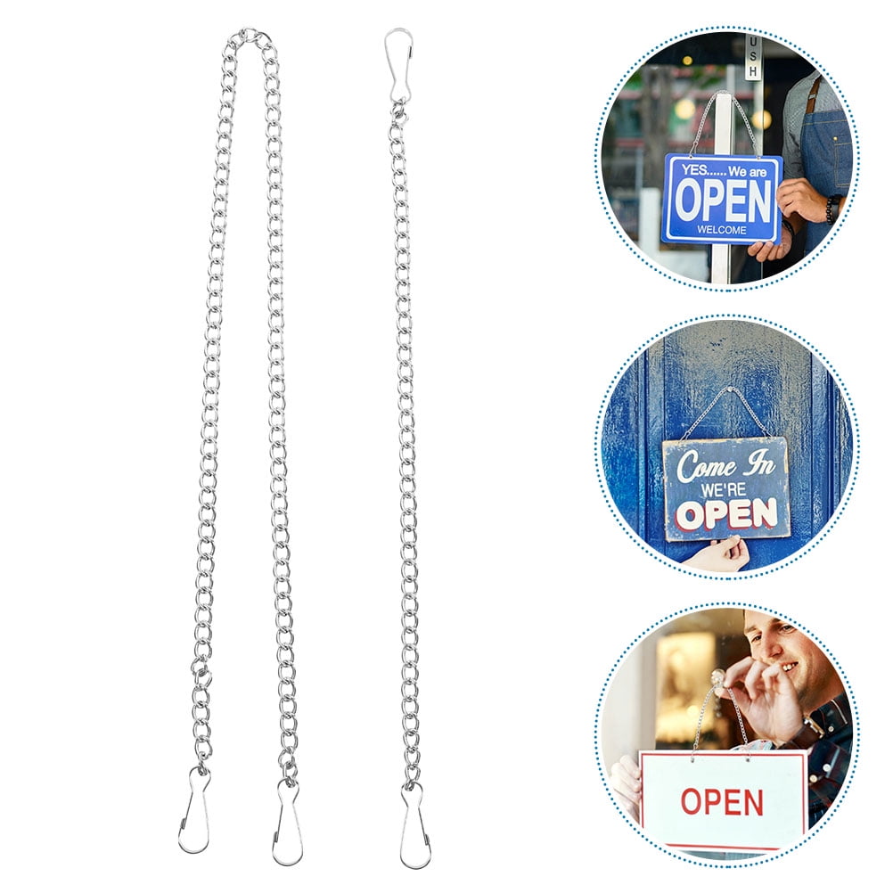 Hemoton 7pcs Hanging Chain with Hooks for Window Panels Stained Glass ...