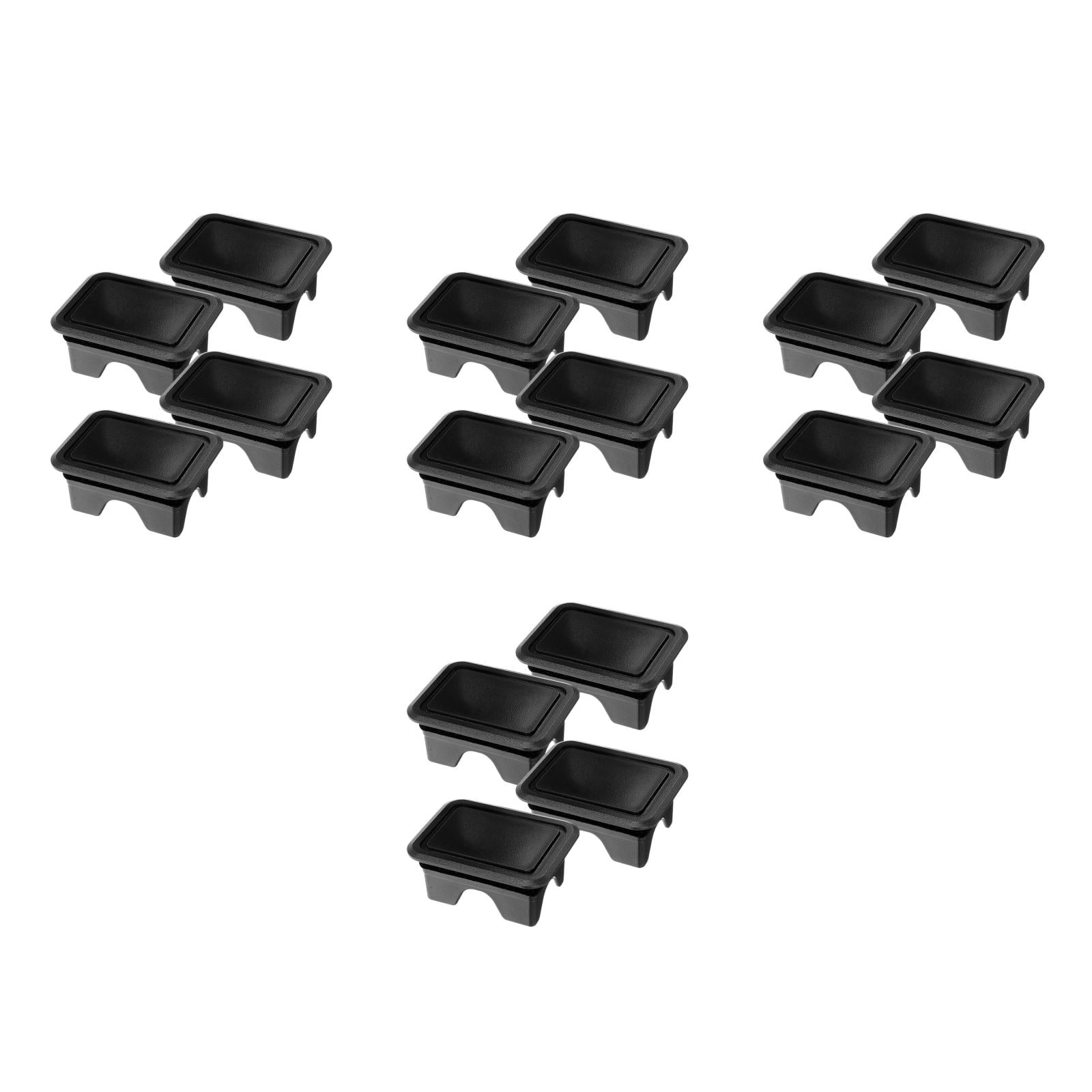 Hemoton 8 Pairs Truck Bed Rail Stake Pocket Cover Truck Bed Rail Stake ...