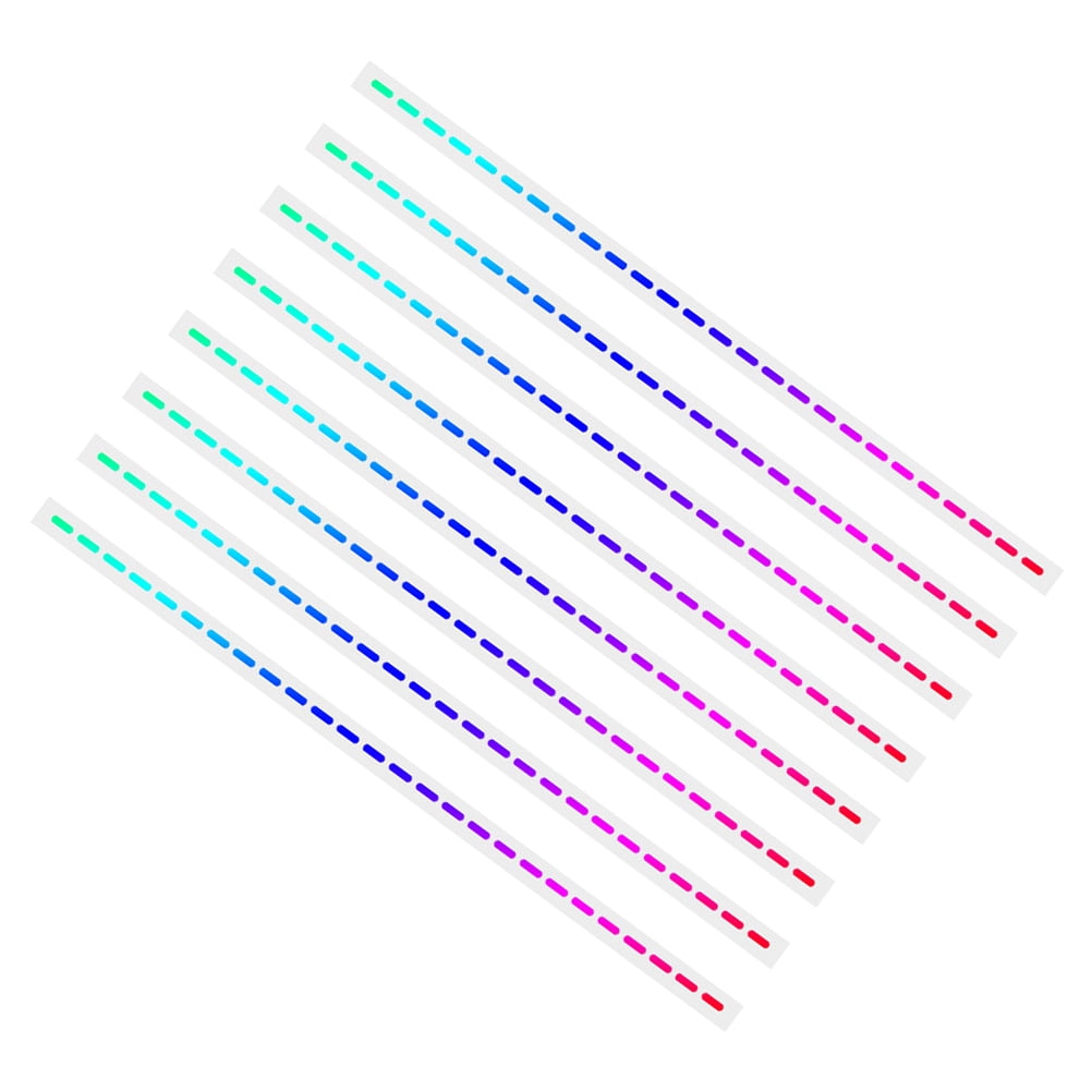 Hemoton 8 Pcs Car Wheel Rim Decal Cute Reflective Stickers Automotive ...
