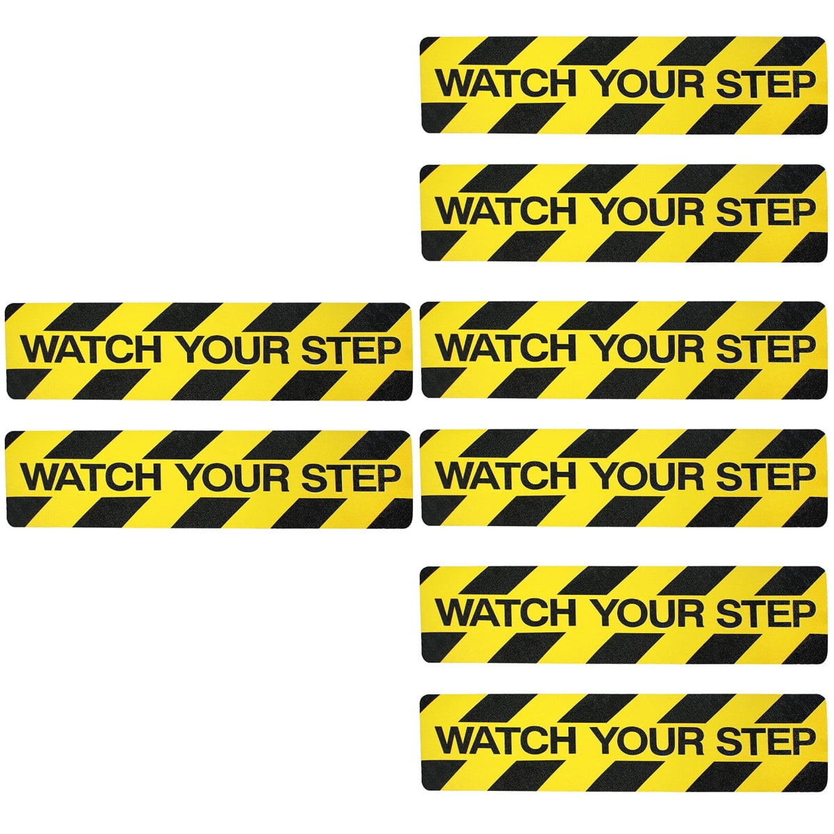 Hemoton 8 Pcs Caution Warning Sticker Adhesive Anti-Slip Tapes Wet ...