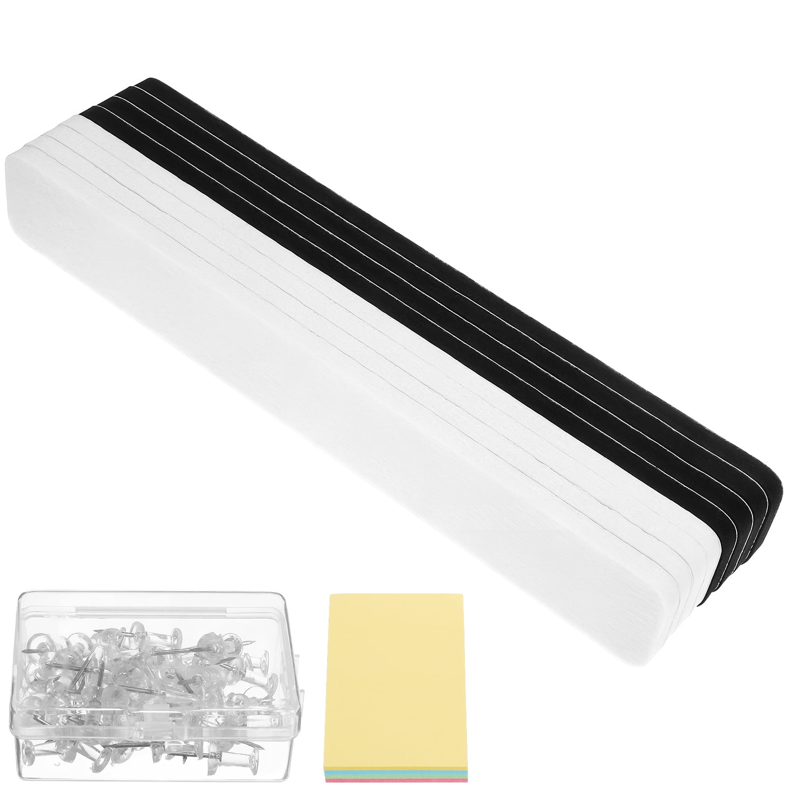 Hemoton 8 Pcs Felt Boards Cork Board Strips Felt Pin Board Bulletin ...