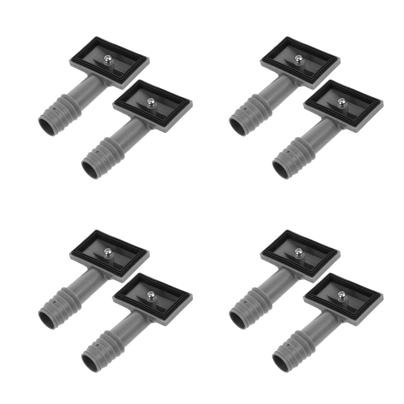 Hemoton 8 Pcs Kitchen Sink Overflow Pipe Kit Overflow Head With ...