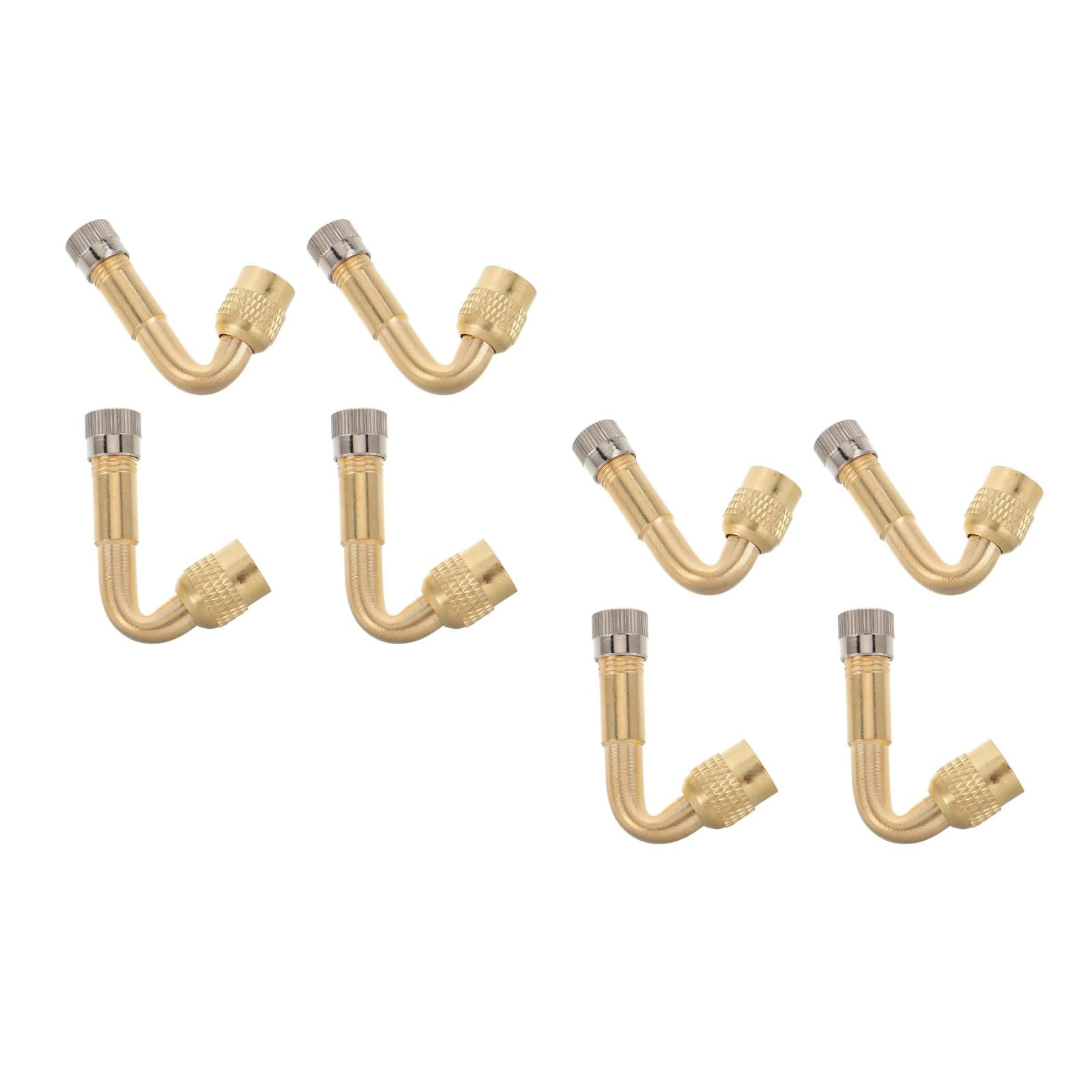 Hemoton 8 Pcs Metal Valve Stem Extension Adapters for Car and ...