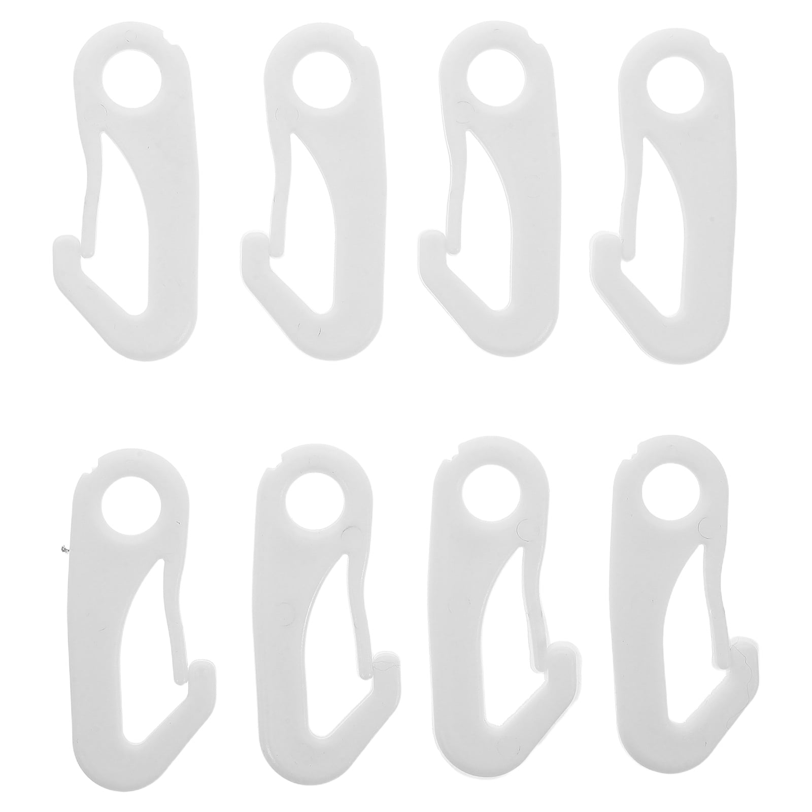 Hemoton 8 Pcs Outdoor Flag Pole Accessories Nylon Flag Clips Long ...