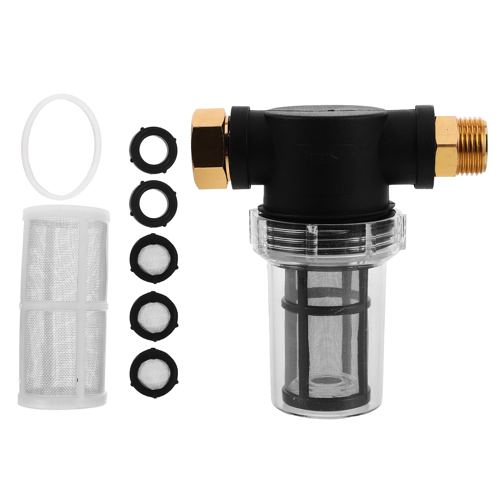 Hemoton 8 Pcs Quick Connect Garden Hose Fittings Strainer Connector ...