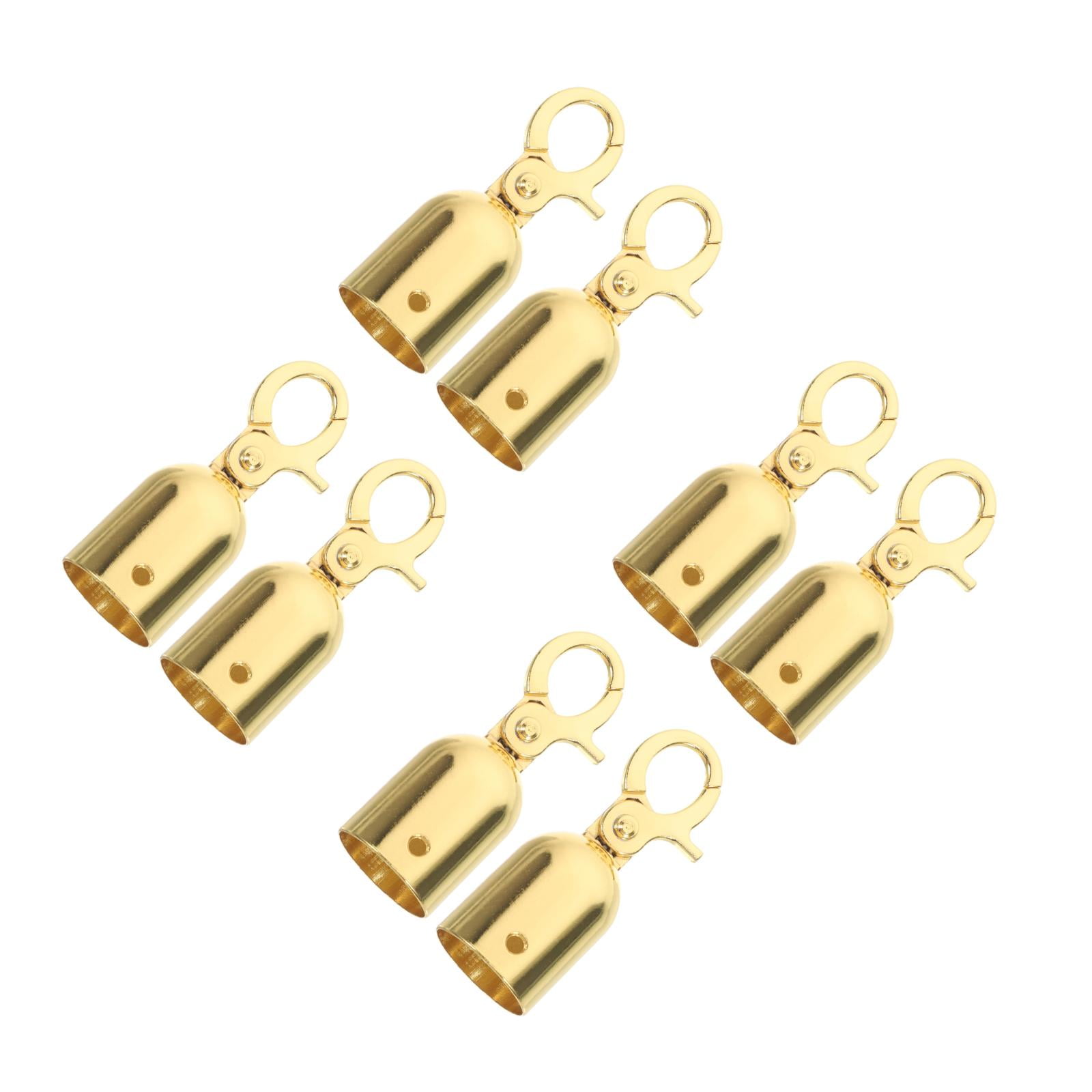 Hemoton 8 Pcs Rope End Stop Handrails Cord Locks Post Queue Rope Ends ...