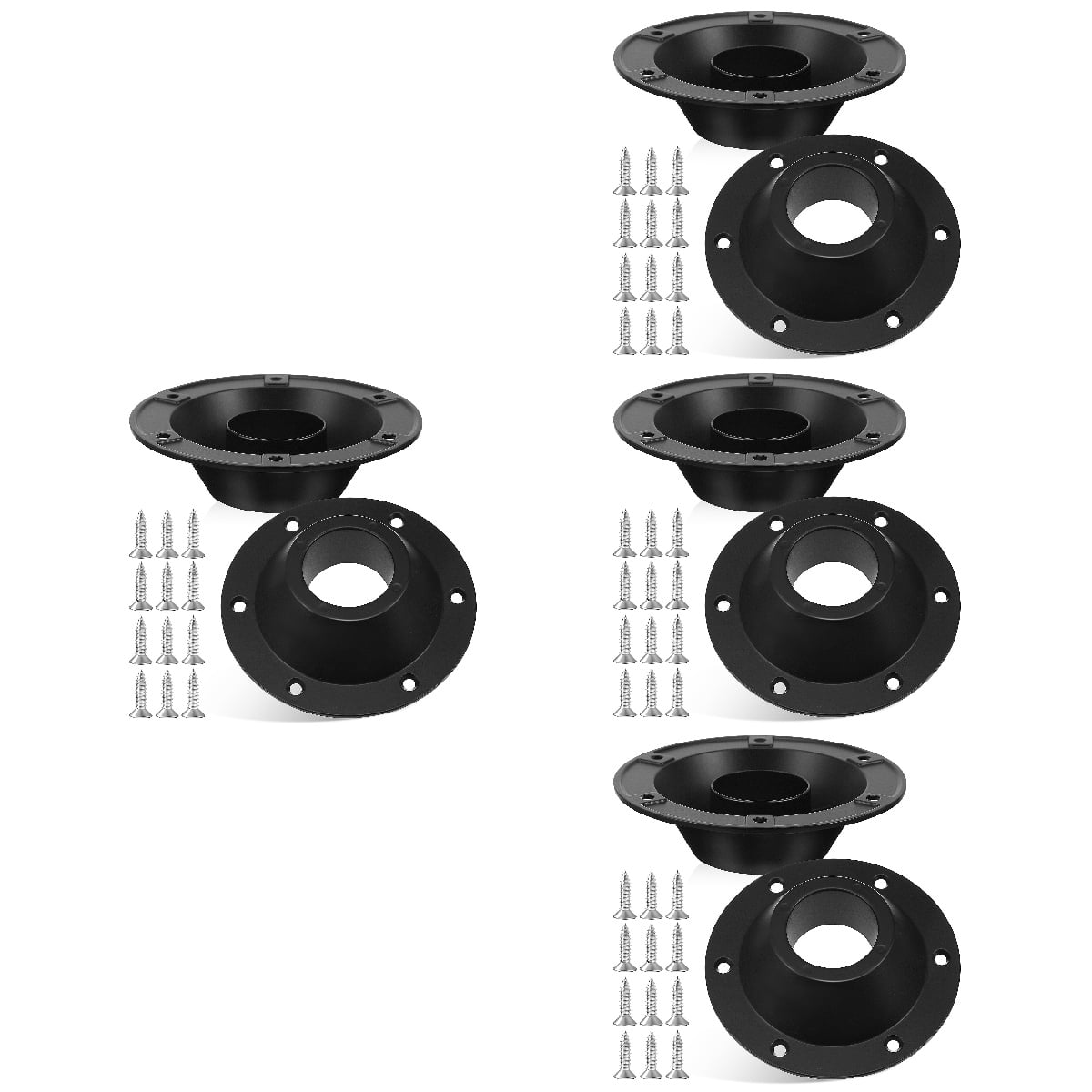 Hemoton 8 Pcs Rv Table Base Mount Camper Table Base Mount Aluminum Rv ...