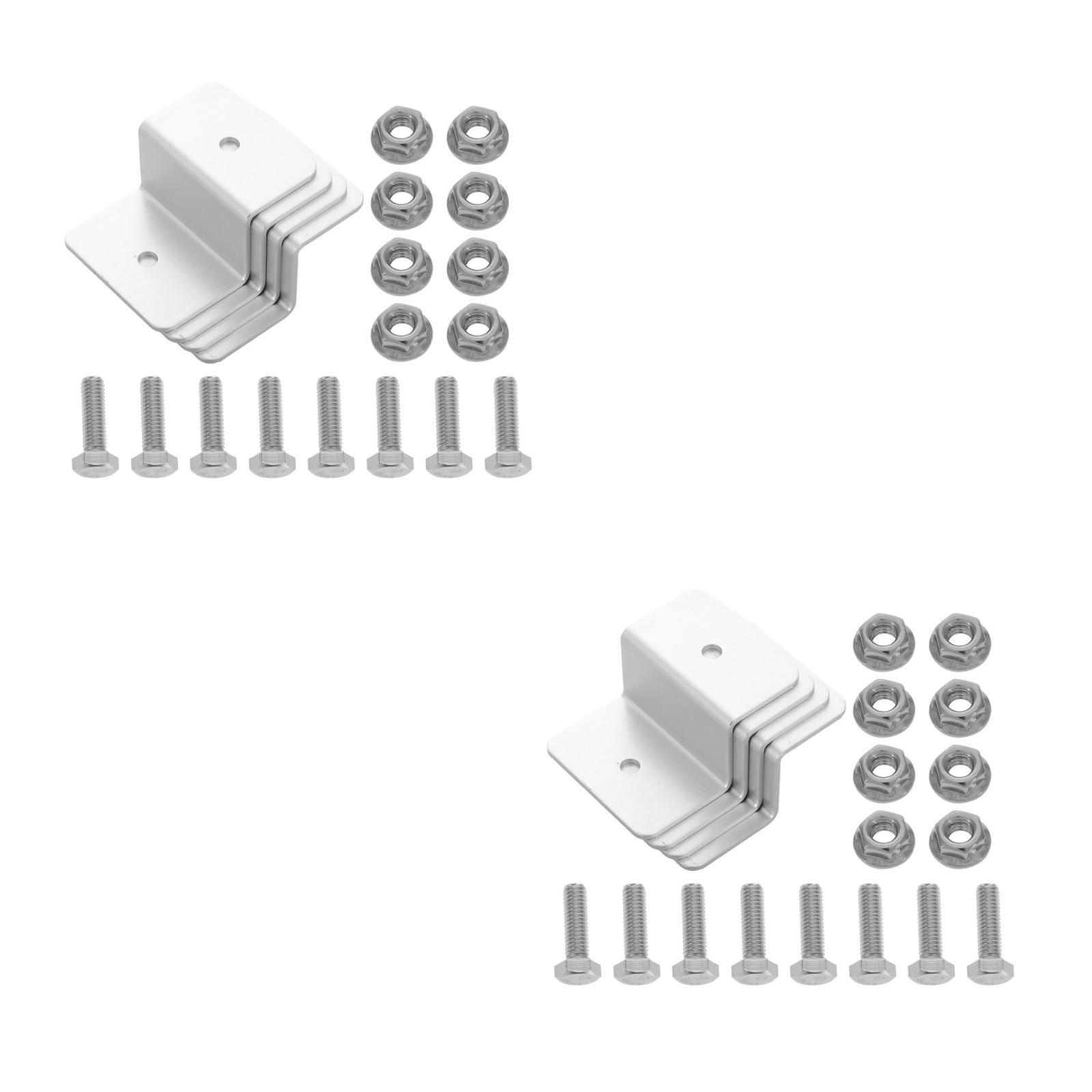 Hemoton 8 Pcs Solar Panel Bracket Mounting Kits Solar Panel Mounting Z ...